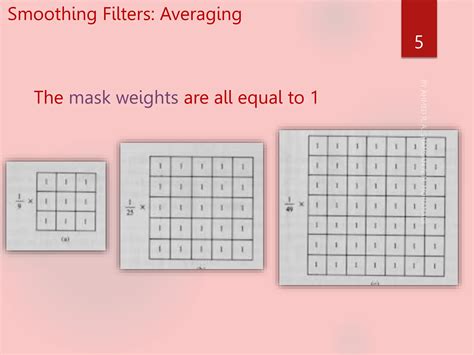 Smoothing Filters Gaussion And Median Filters Comparingppt