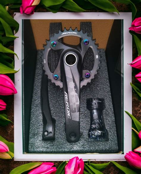 Aeroic Xxc 3 Hollowtech Crank Set For Mtb Mountain Bike On Carousell