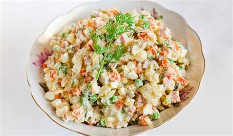 სალათა ოლივიე Kulinaria Ge