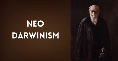 Neo Darwinism Modern Theory Of Origin Of Species Anthroholic
