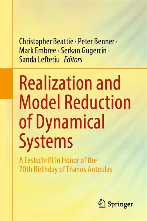 Realization And Model Reduction Of Dynamical Systems Ebook By Epub Rakuten Kobo United States