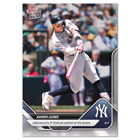Aaron Judge 2025 Mlb Topps Now® Card 169