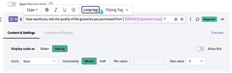 Question Loops