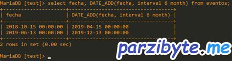 Fechas Con Mysql Archivos Parzibytes Blog
