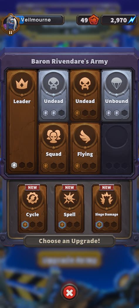 Why Cant I Choose An Upgrade The Game Is Stuck And Nothing Is Working On This Interface R