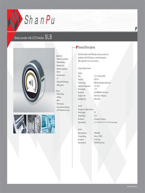 slb a1 rotaryencoder programmable lcd pushbutton shanpu pdf liquid