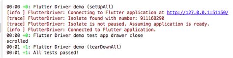 how to automate flutter integration testing command stack overflow