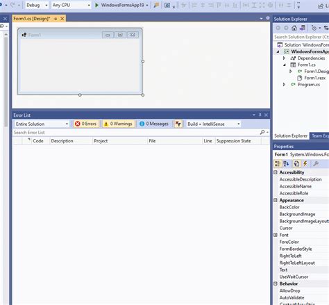 An Error Message Appeared When Building The Core Project After Changed The Target Framework From
