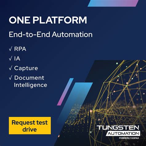 Tungsten Automation On Linkedin Request A Demo Experience The Power