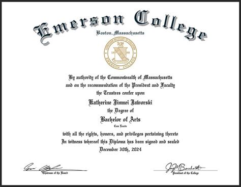 Im Excited To Share That Last Month I Graduated From Emerson College