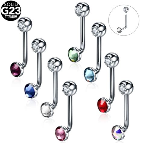 Серьга для пирсинга из титана | AliExpress