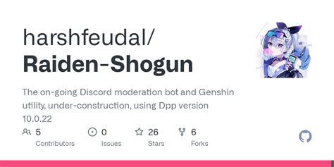 GitHub Harshfeudal Raiden Shogun The On Going Discord Moderation Bot And Genshin Utility