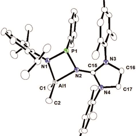 Ortep Drawing Of The Molecular Structure Of 1b Where Ellipsoids Are Download Scientific
