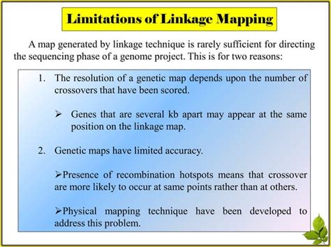 Gene Mapping Methods Linkage Maps And Mapping With Molecular Markers