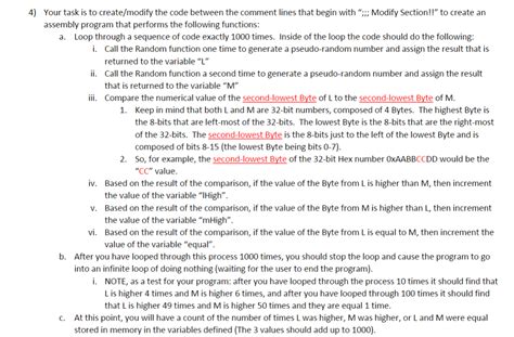 Solved Using Arm V8 Assembly Code Do The Following Only