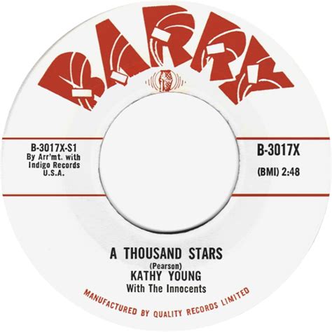 Kathy Young With The Innocents A Thousand Stars Eddie My Darling