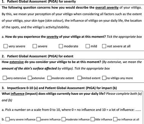 Validation Of A Patient Global Assessment For Extent Severity And