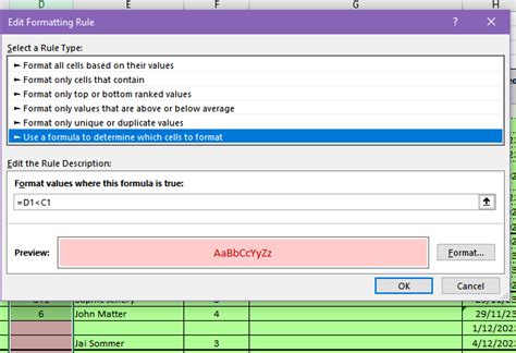 Conditional Formatting Format To Highlight Cell In Column D If Value