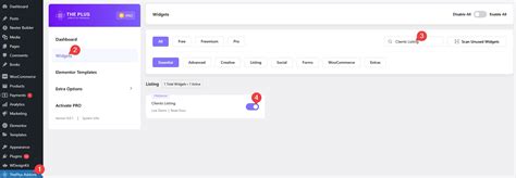 Clients Listing Widget Settings Overview The Plus Addons For Elementor