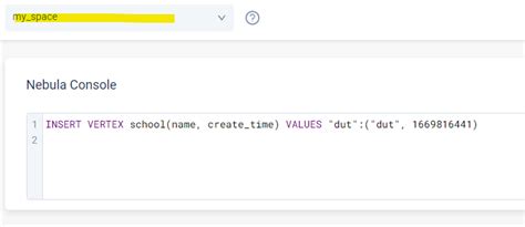 Nebula Graph Studio Error When Create Tag From Console Link Stack