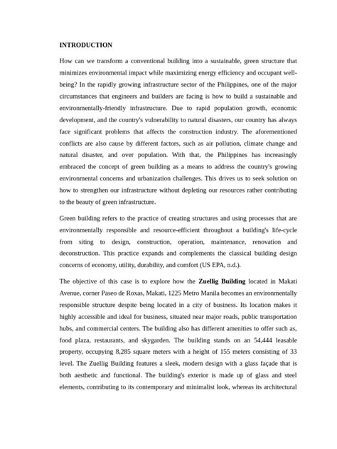 Intro Environmental Science Pdf Green Building Infrastructure