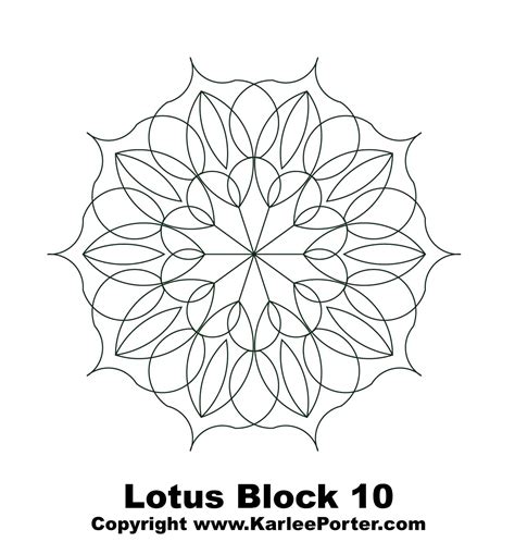 Lotus Block 10 Karlee Porter
