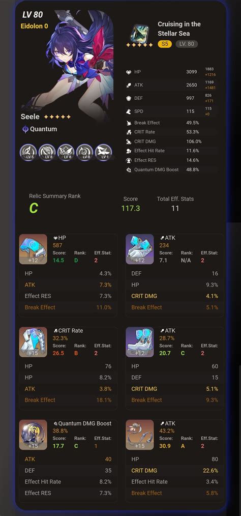 Thoughts Break Effect Seele 🗿 R Seelemains