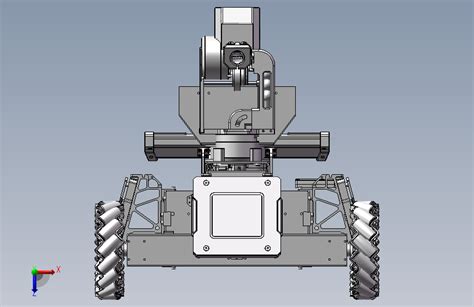 RoboMaster AI机器人 SOLIDWORKS 模型图纸下载 懒石网