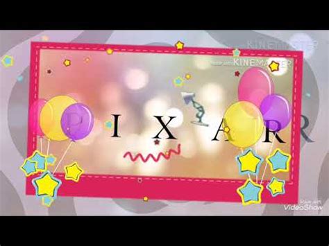 708 Happy Birthday Pixar Lamp Spoof Luxo Jr Logo Youtube