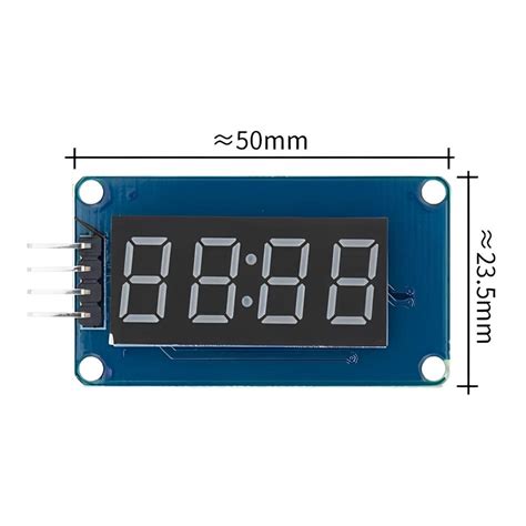 Módulo Display 7 Segmentos Tm1637 Para Arduino Nfe Robobuilders