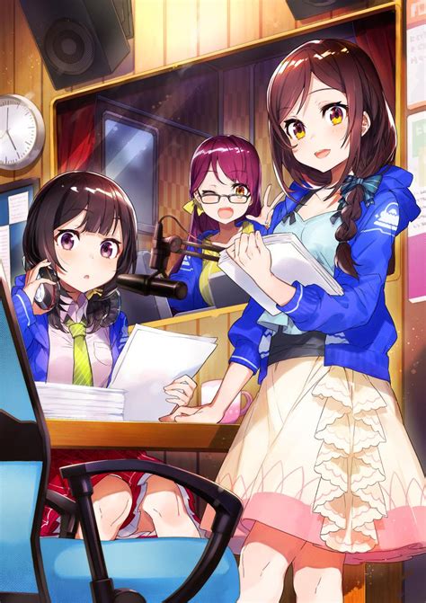 Mika Pikazo Green Neckwear Character Request Highres 3girls D