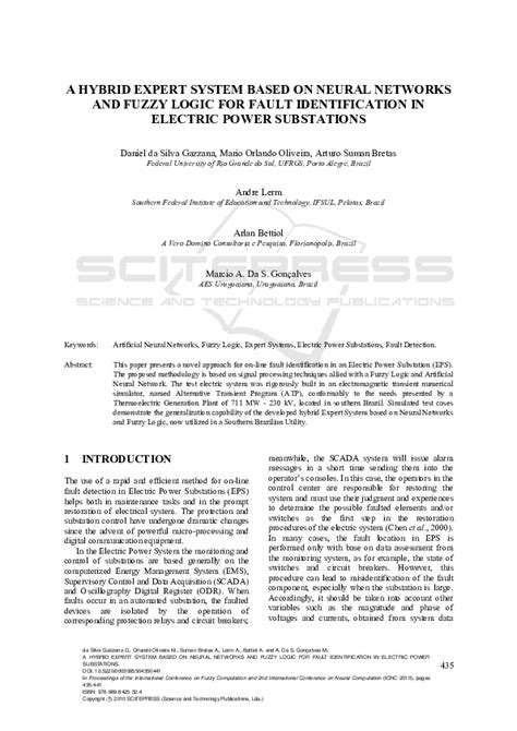 Pdf A Hybrid Expert System Based On Neural Networks And Fuzzy Logic