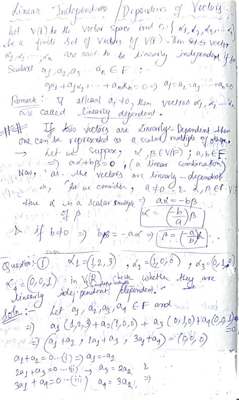 SOLUTION Introduction To Vector Space Part 2 Studypool