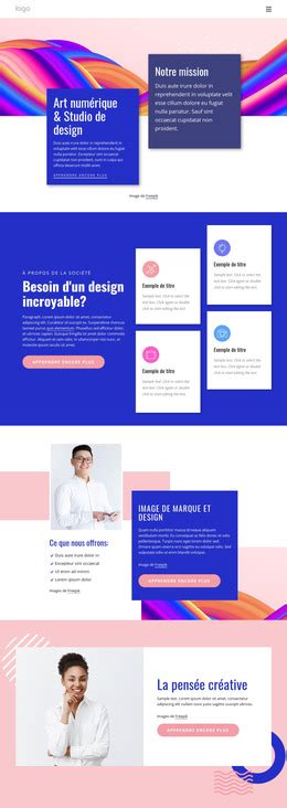 Plus De Mod Les Html Gratuits Mod Les De Sites Web Html