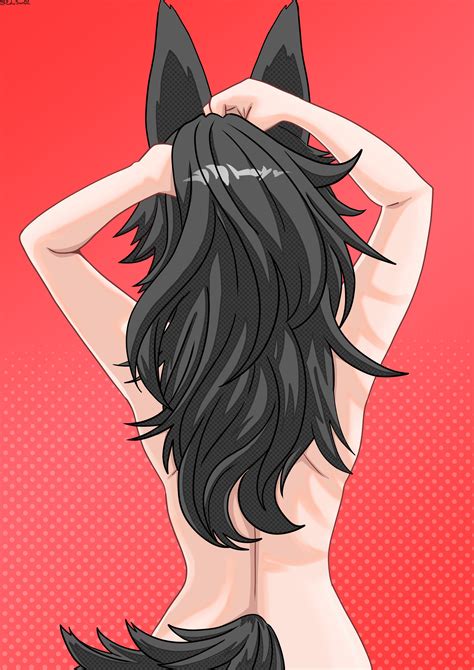 Rule 34 Eduson Arms Up Back View Black Hair Completely Nude Completely Nude Female Hands
