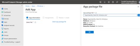 Deployment Of Msi Packages Through Microsoft Intune