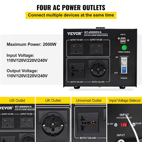 110v To 240v Transformer 120 Volt To 240 Volt Converter Byzok