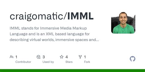 Github Craigomaticimml Imml Stands For Immersive Media Markup Github Craigomaticimml Imml Stands For Immersive Media Markup