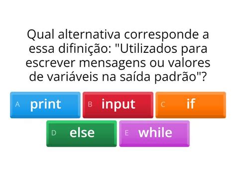 Python E Suas Linguagens De Programação Quiz