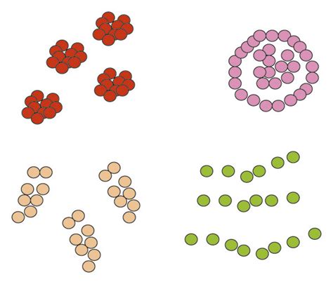 two distinct clustering structures observable at different similarity