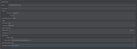 jmeter transfer a file from server using ssh sftp to sftp stack