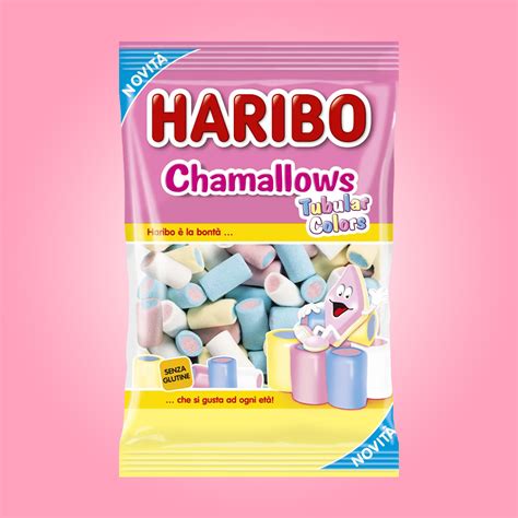 Haribo Chamallows Tubular Colors 90g Sugarfolks