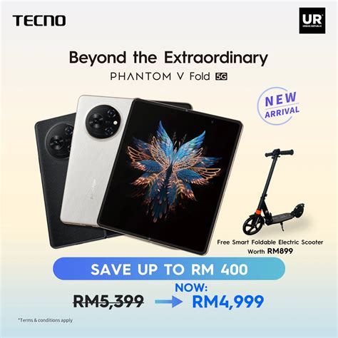 Tecno Phantom V Fold Officially Launches In Malaysia For Rm Lowyat Net
