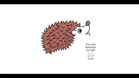 Ինչպես նկարել ոզնի 🦔 Youtube