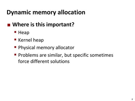 dynamic memory allocation ppt download