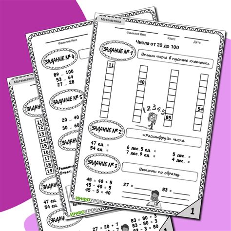 Математика 2 класс Числа от 20 до 100