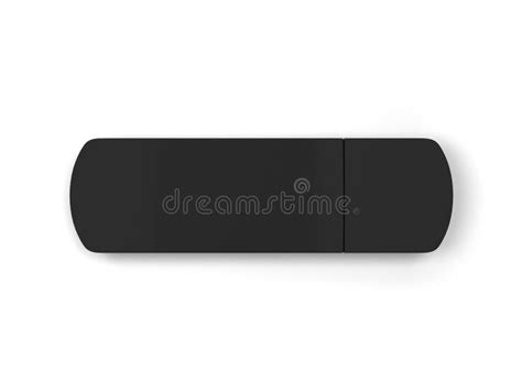Blank Usb Flash Drive Stock Illustration Illustration Of Digital