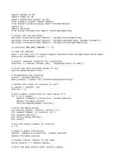 K Mean Cluster Py Import Pandas As Pd Import Numpy As Np Import Matplotlib Pyplot As Plt From
