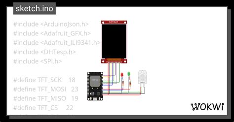 Ex13controltaskdisplaytft Wokwi Esp32 Stm32 Arduino Simulator