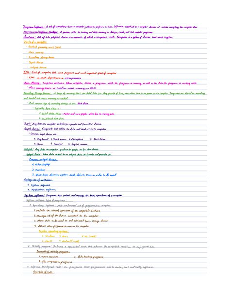 Intro To Python Ch Notes Programsoftware Itset Of Instructions That A